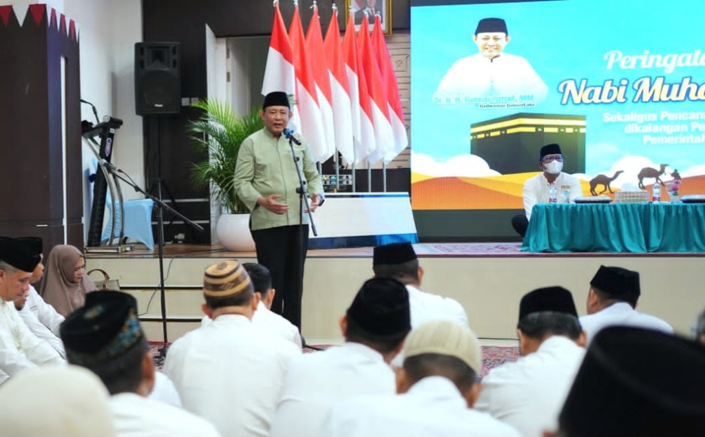 Momentum Isra Mi’raj, Gusnar Ismail Ajak ASN Gorontalo Bangun Etos ...